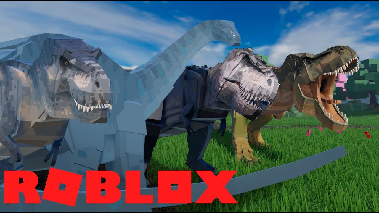 New T-rex and Apatosaurus model | Jurassic Blocky - YouTube
