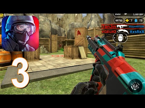 Counter Attack Multiplayer FPS - Walkthrough Gameplay part 3 - Lieutenant Defuse Bomb(iOS, Android)