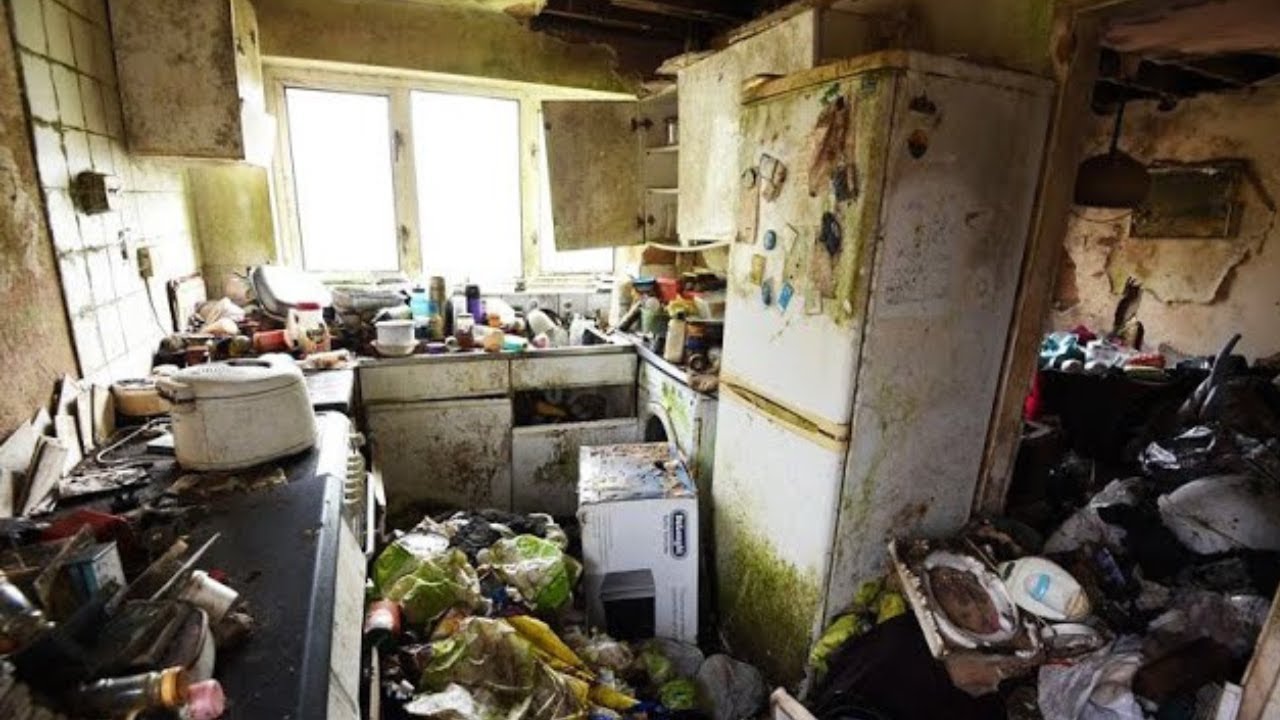 Clean up the dirty yard and old house | clean and clean is really ...