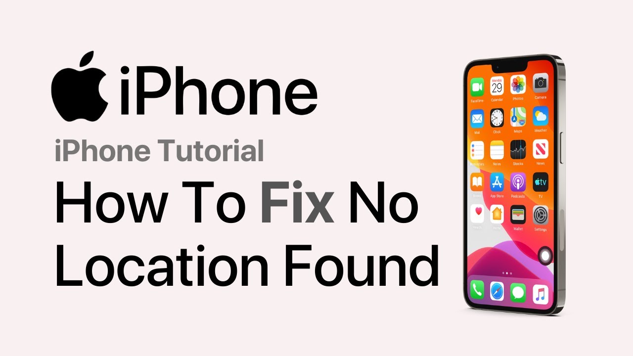 How To Fix No Location Found On Find My iPhone (2025 Update) - YouTube