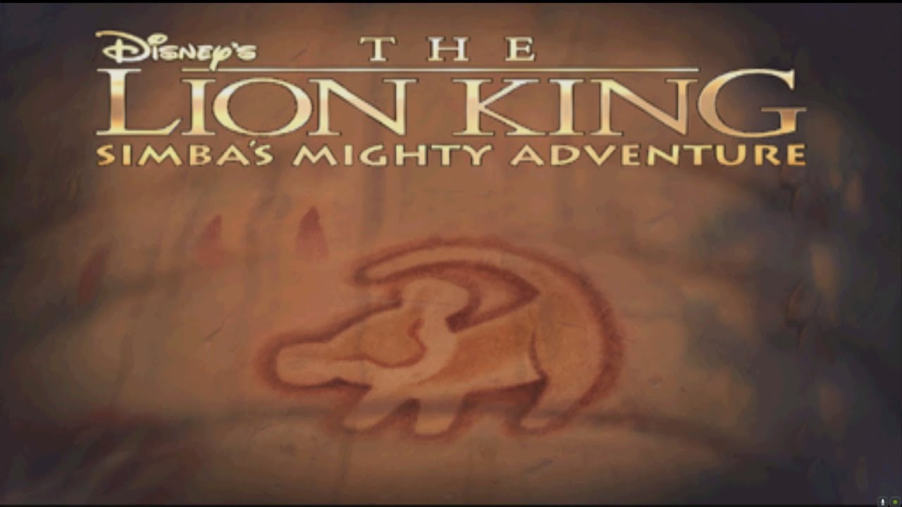 PS1 The Lion King Simba's Mighty Adventure Level 1 Pride Rock - YouTube
