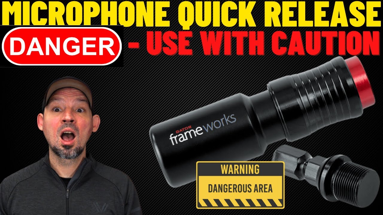 Gator Frameworks Mic Quick Release Review | How to Use Safely - YouTube