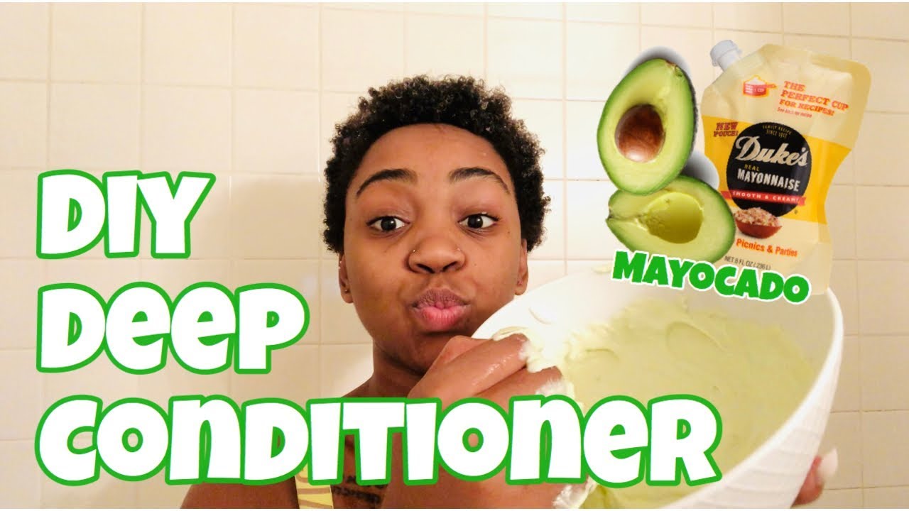 DIY Avocado Deep Conditioner | TWA Natural Hair - YouTube