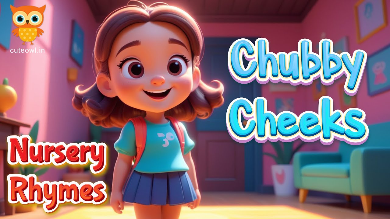 Chubby Cheeks Song | Nursery Rhymes for Children | Cute Owl Edu ...