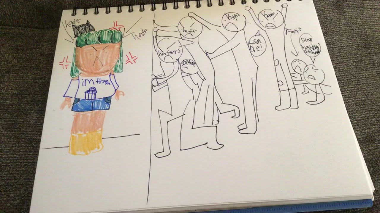 Drawing for lisa gaming haters part2 #keeplisabanned (read desc) - YouTube