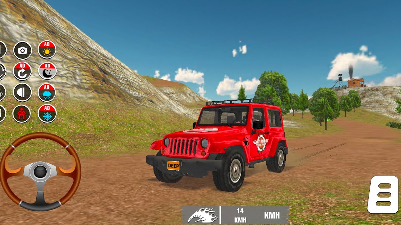 Offroad jeep 4x4 suv jeep simulator driving-3d mountain off-road jeep ...