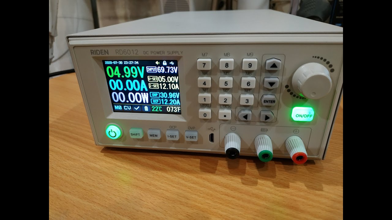 Riden RD6012 DC Power Supply - YouTube
