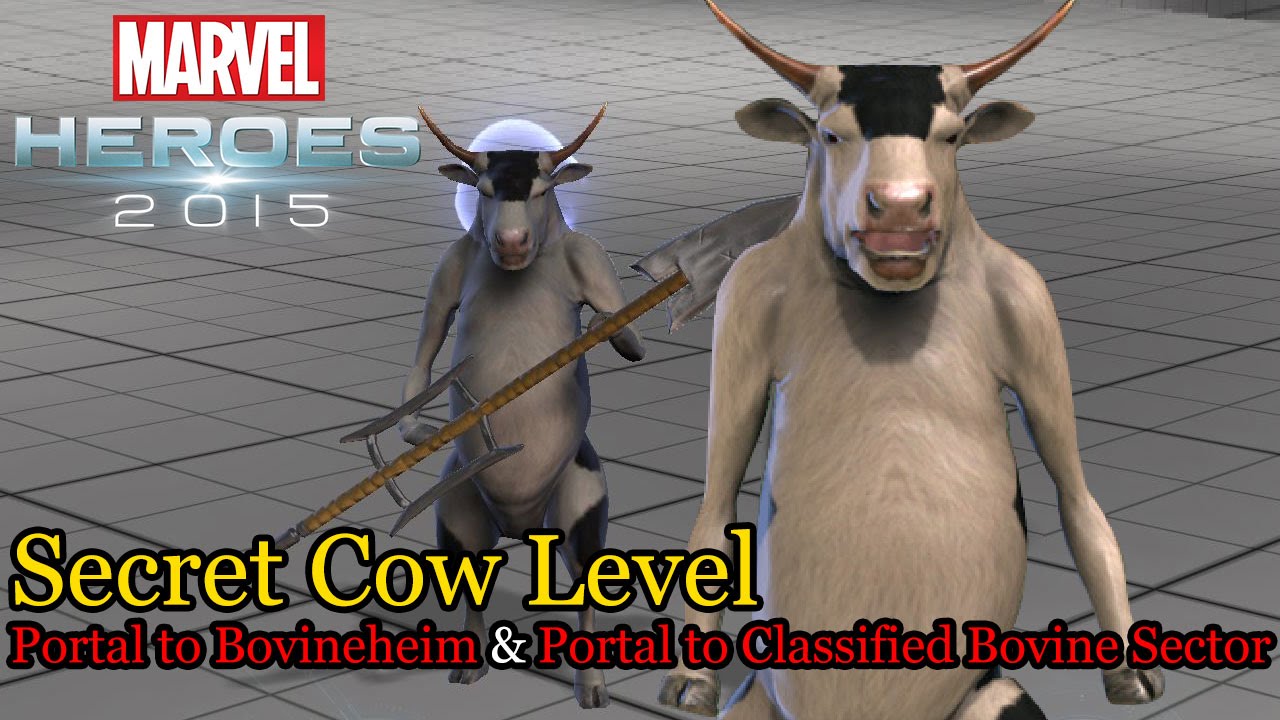 Marvel Heroes 2015 Secret Cow Level - YouTube