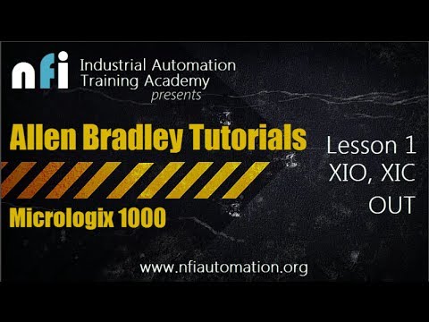 Allen Bradley Lesson 1: Understanding XIO, XIC & OUT - YouTube