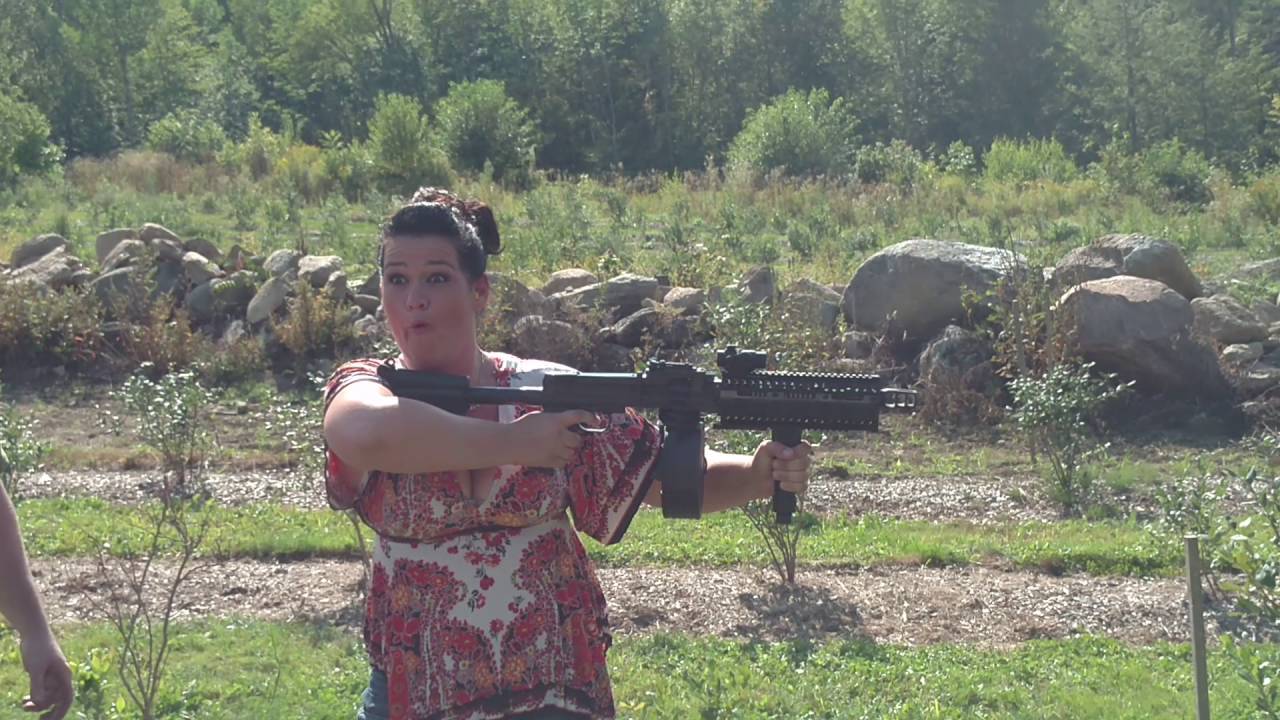 Shooting a Full Auto - Best Reaction Yet! - YouTube