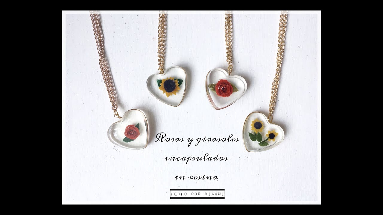 Cómo encapsular flores de porcelana fria en resina para bisutería ...