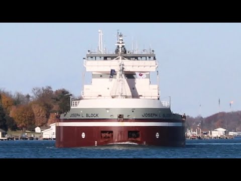 Joseph L. Block Freighter Salute - YouTube