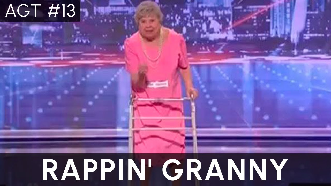 Rappin' Granny. The most active granny. Americas Got Talent list #13 ...