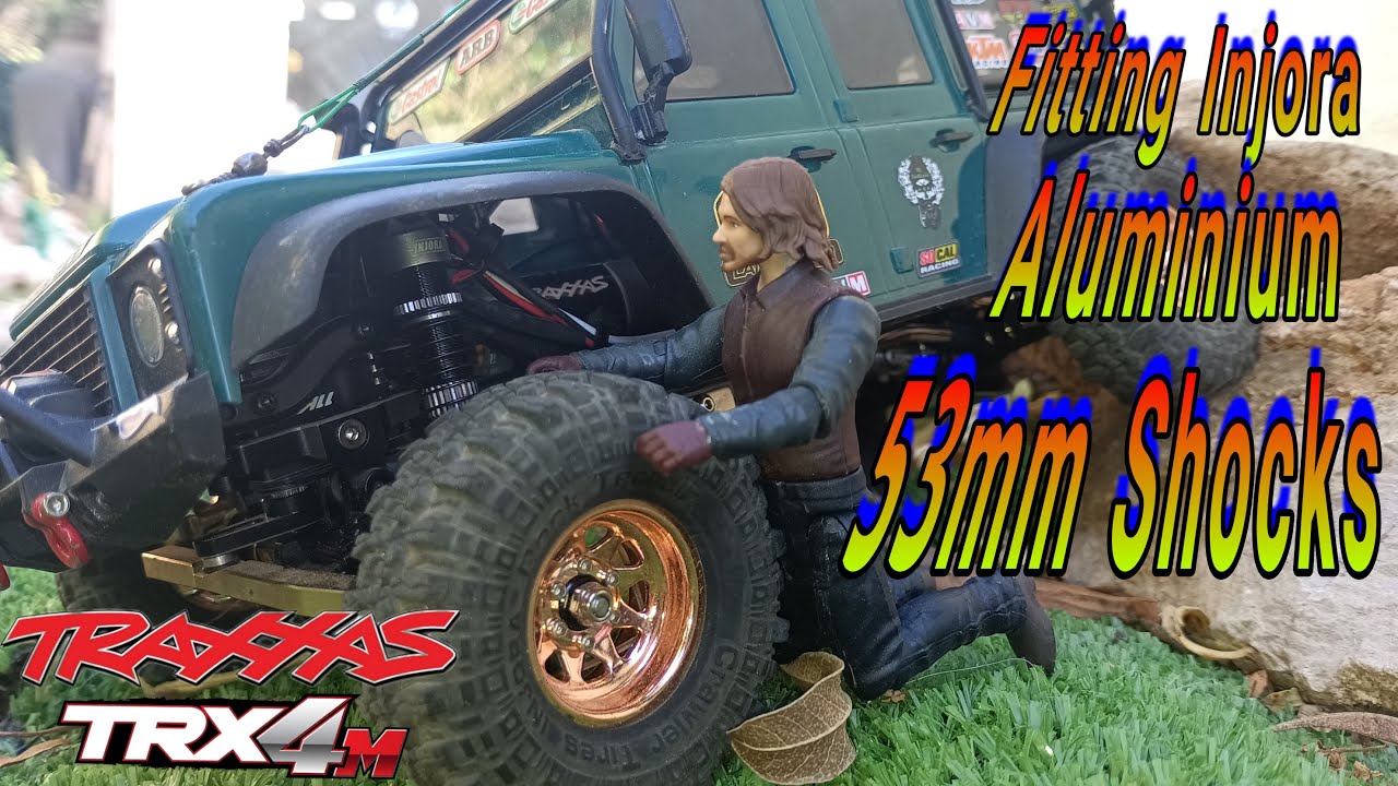 Fitting Injora Aluminium shocks Traxxas Trx4M Defender #traxxastrx4m # ...