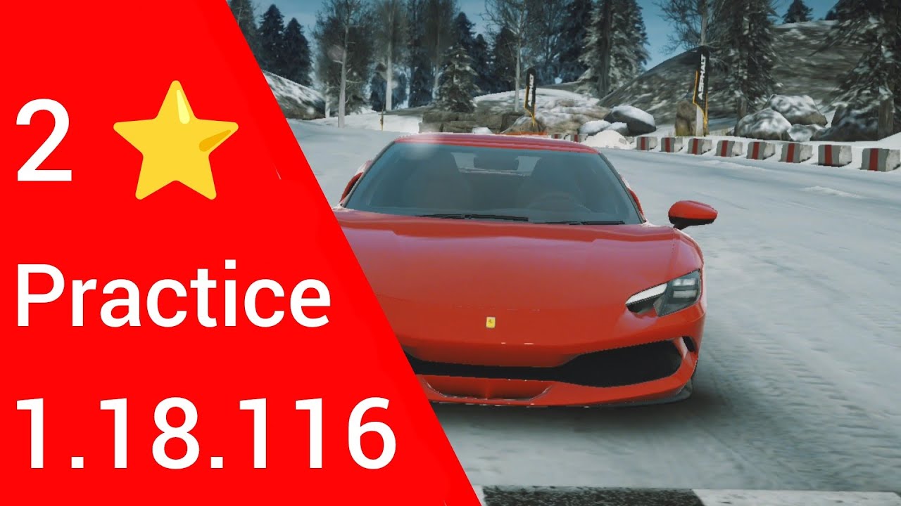 Asphalt 9 | Ferrari GTB 296 Grand Prix | Practice Round 2 [ Slippery ...