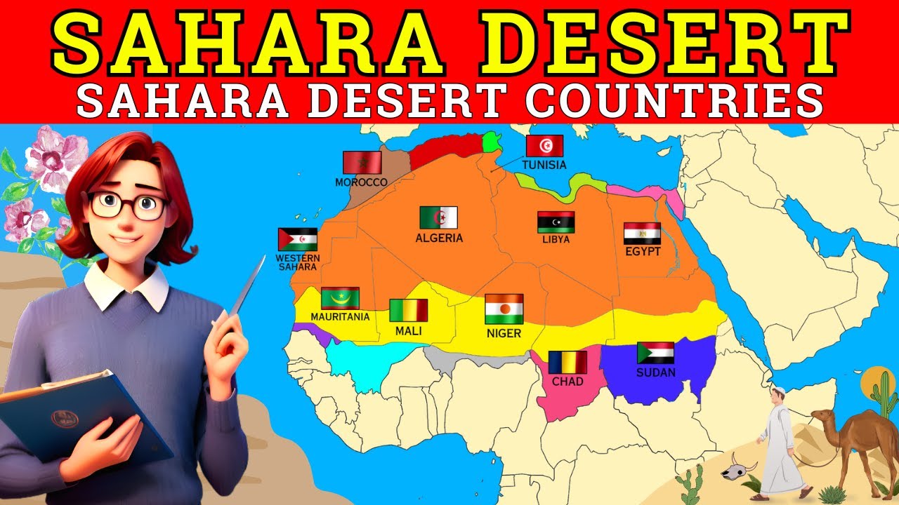 Sahara Desert Map Explained | Countries Covered by Sahara Desert Map ...