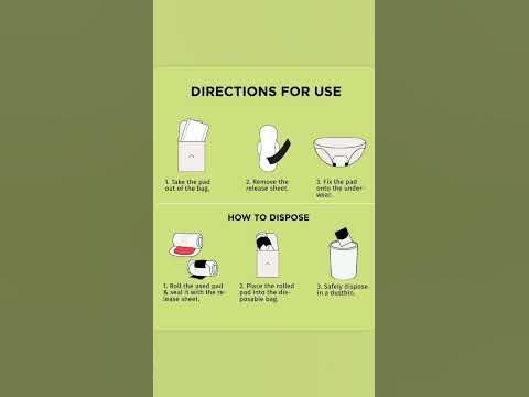 How to properly dispose sanitary pads. - YouTube