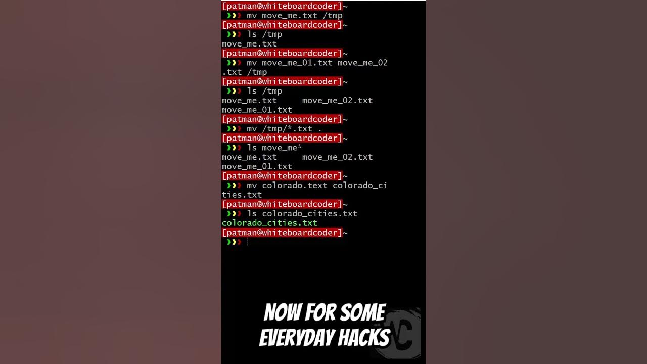 Linux Mv Coding Linux Linuxtutorials Linuxcommandlinetutorial