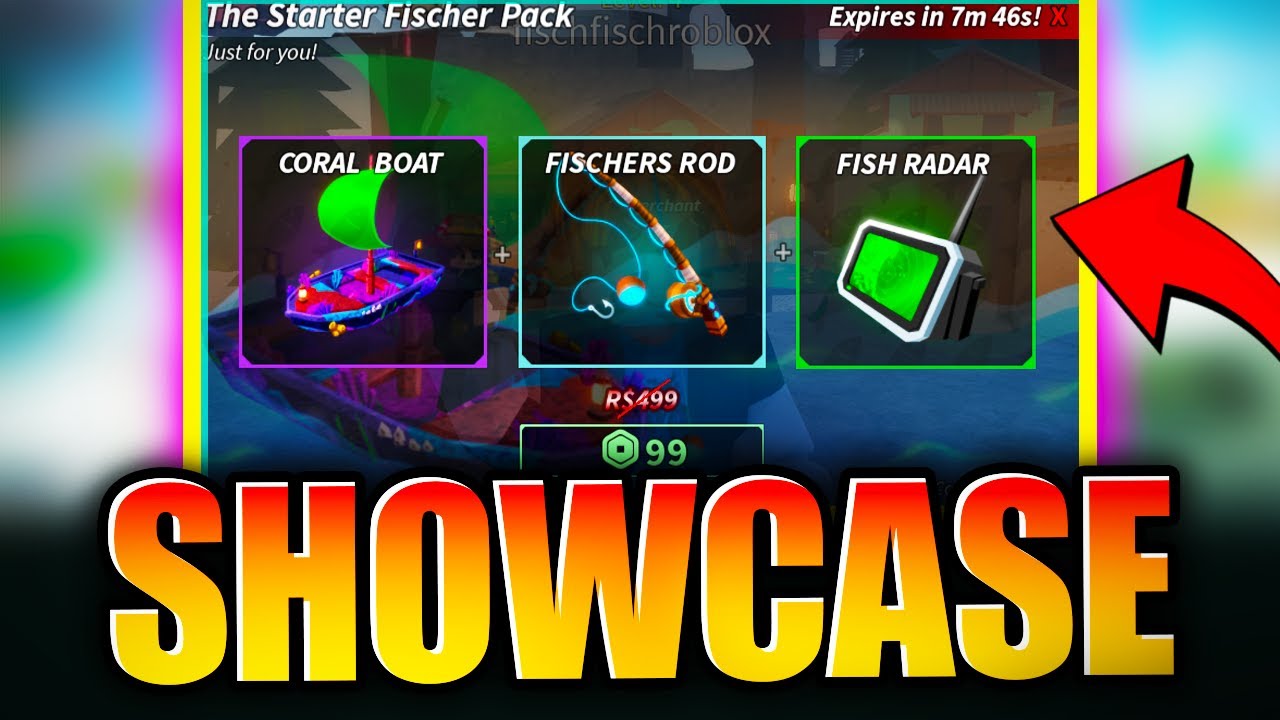 STARTER PACK SHOWCASE in FISCH! (CORAL CRUISER & FISCHER'S ROD) | Is it ...