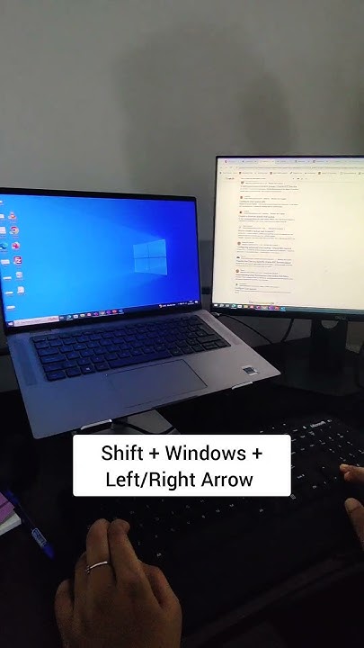 How to move a windows from one to another| Shortcut key to move windows from one to another ...