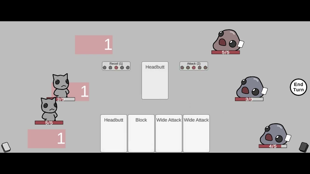Deckbuilder Prototype: Basic combat loop - YouTube
