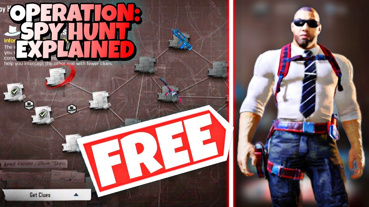 OPERATION: SPY HUNT EVENT EXPLAINED AND GET FREE EPIC REWARDS LERCH ...
