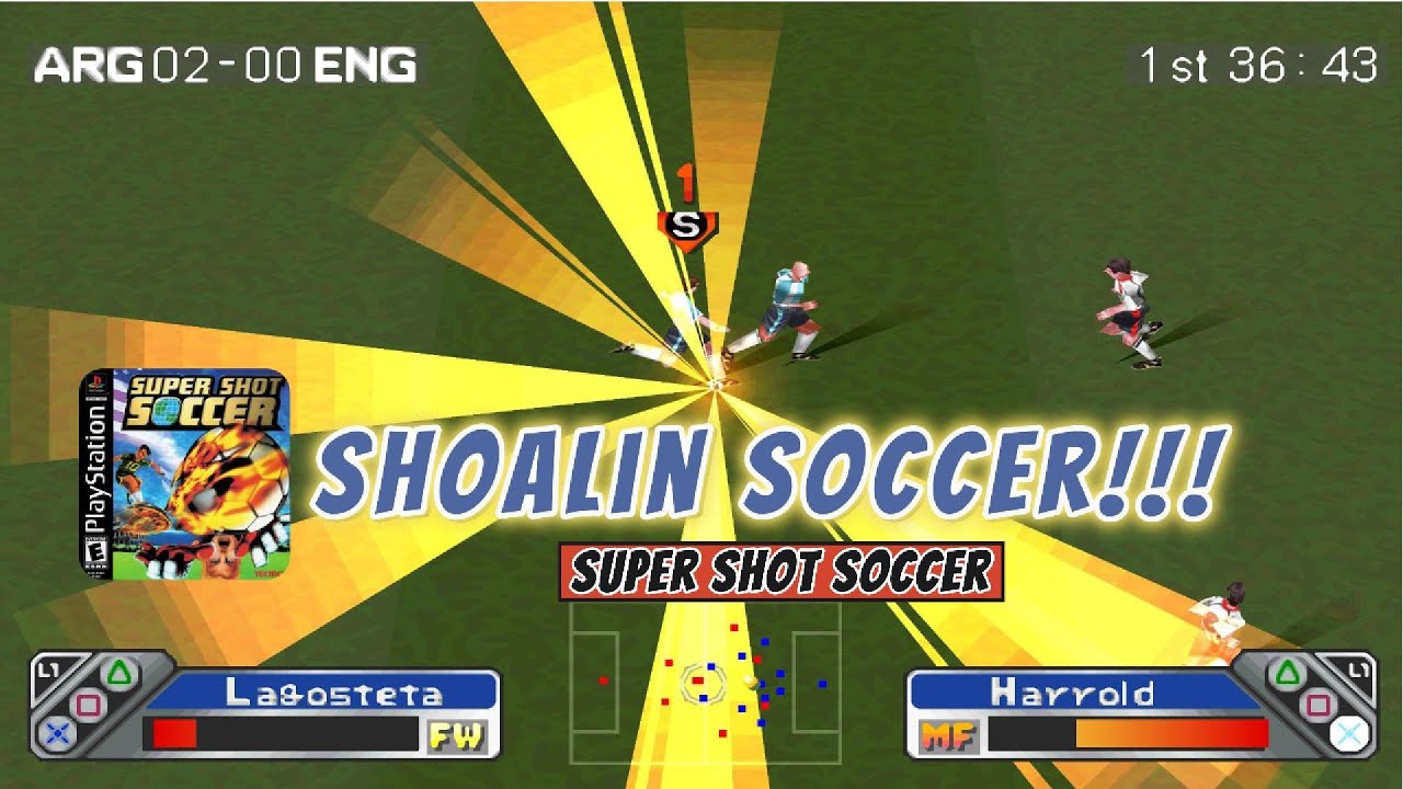 SUPER SHOT SOCCER | NOSTALGIA GAME PS1 | DuckStation PS1 Emulator - YouTube