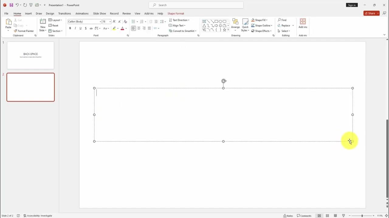 How To Add Text In A Blank Slide In PowerPoint YouTube how-to-add-text-in-a-blank-slide-in-powerpoint-youtube