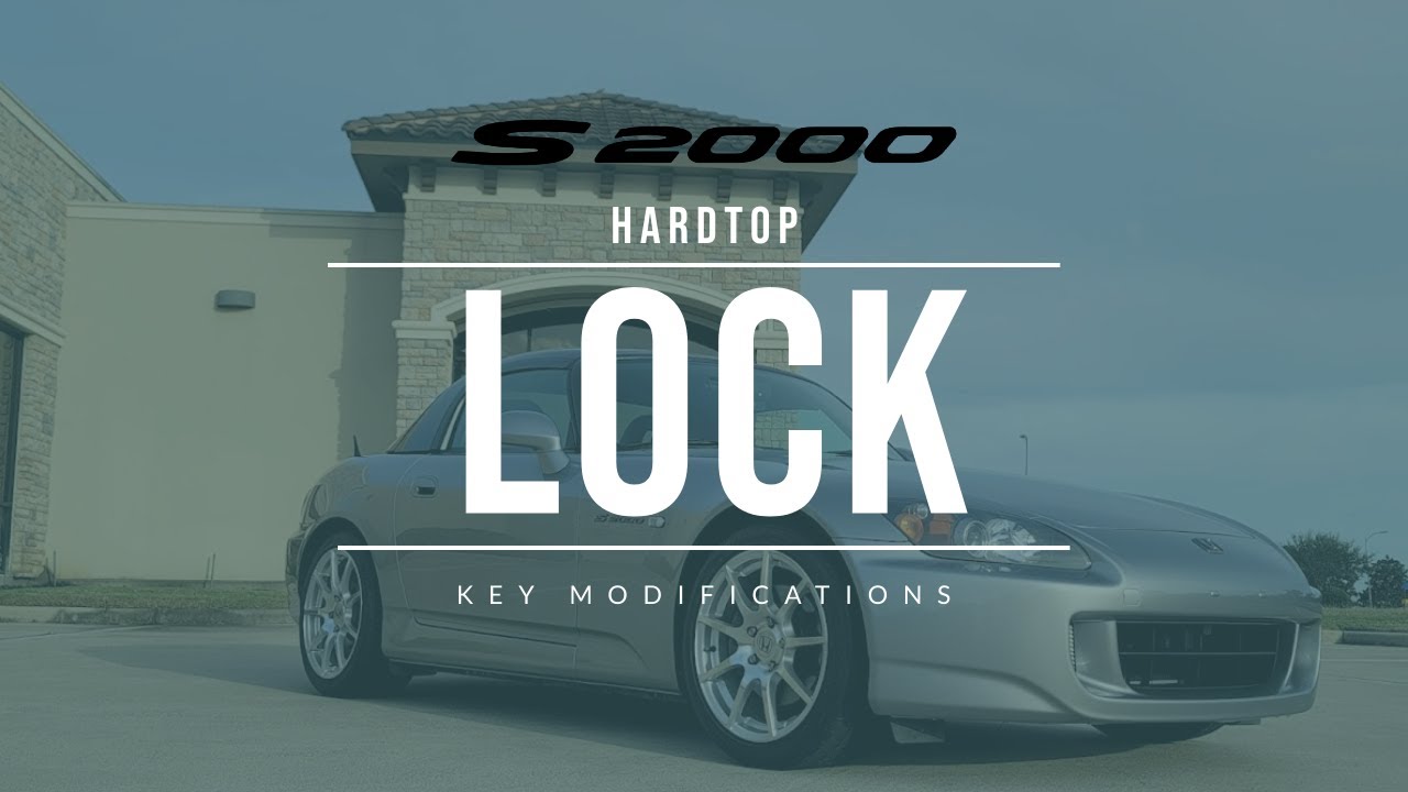 S2000 Hardtop Lock Key Modification - YouTube