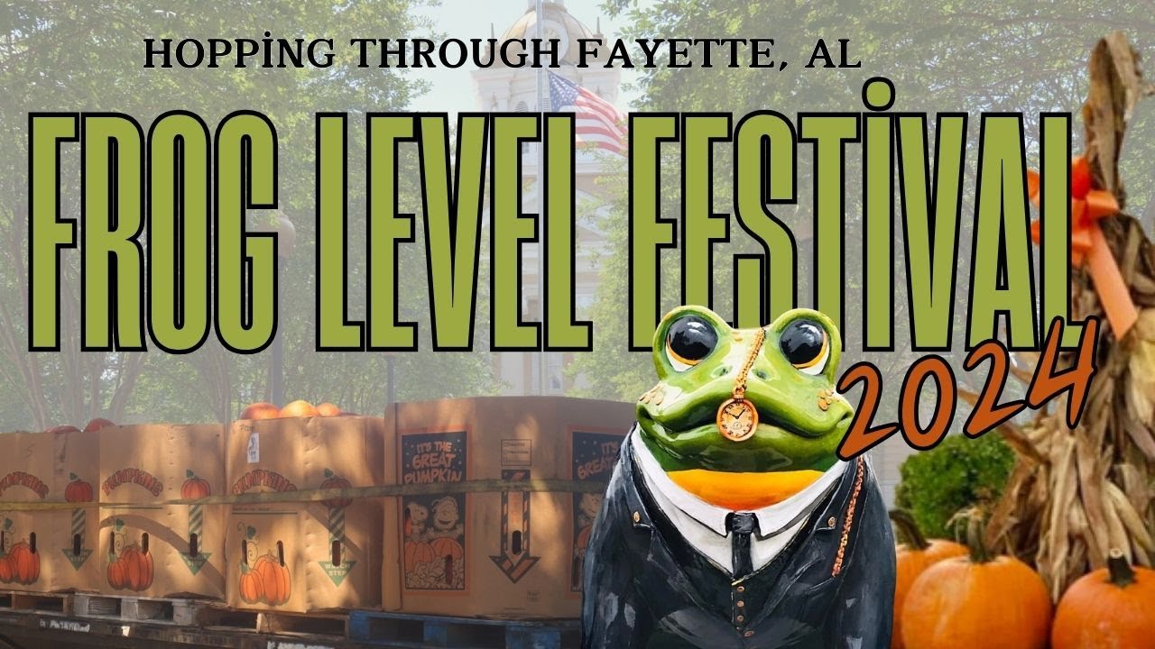 Hopping through Fayette, AL, Welcome to Frog Level! 🐸 - YouTube