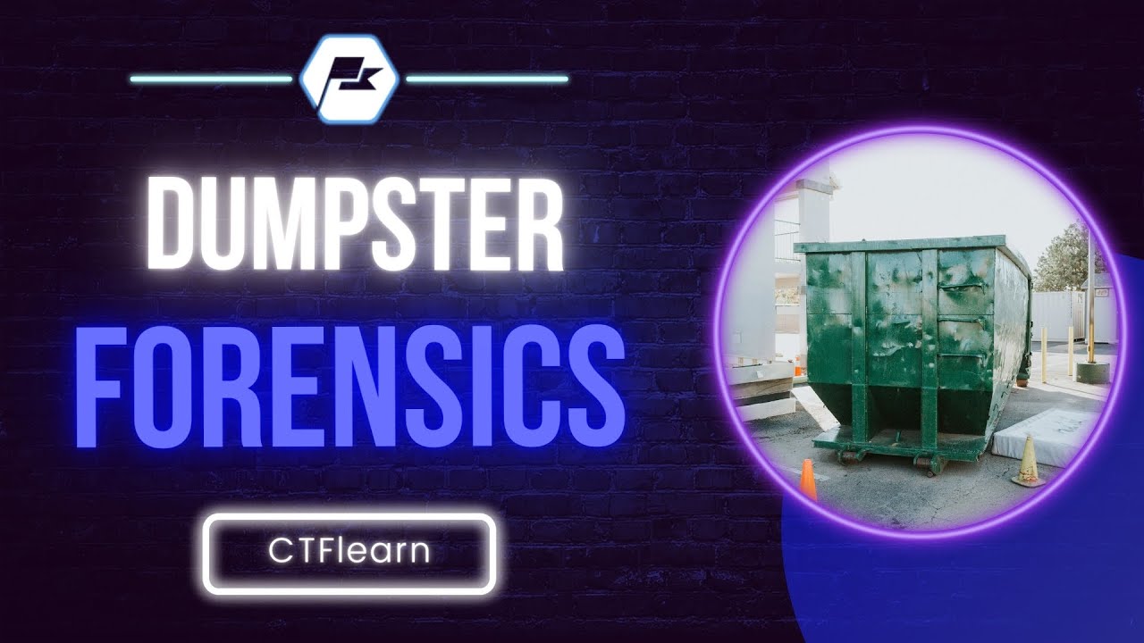 CTFlearn: Dumpster - YouTube