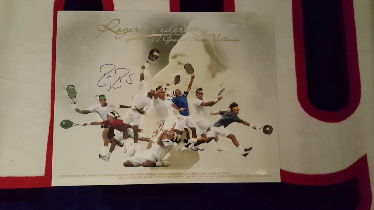 Autographed Tennis 16x20 Photos - YouTube