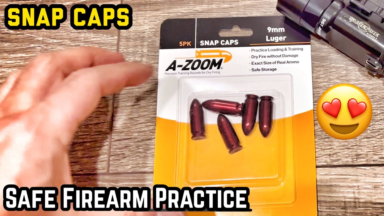 A ZOOM Snap Caps Practice Firearm Safely - YouTube