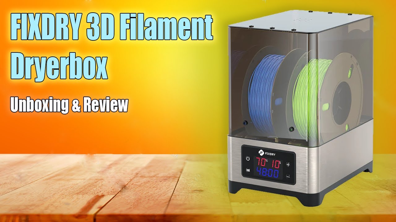 3D Printing MUST Have - Filament Dry Box from Fixdry - YouTube