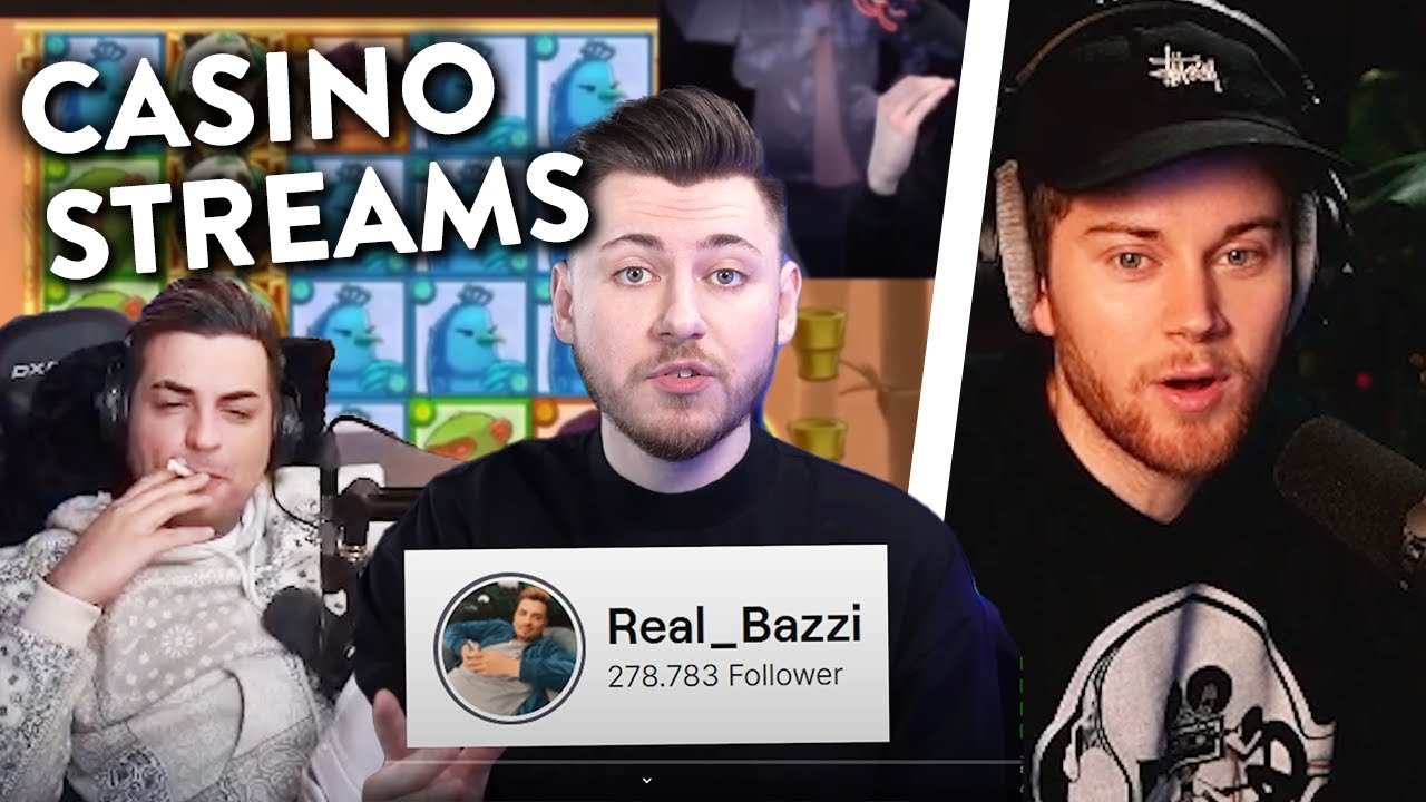 Bazzi lügt Zuschauer an und startet mit Casino Streams - TJ React - YouTube