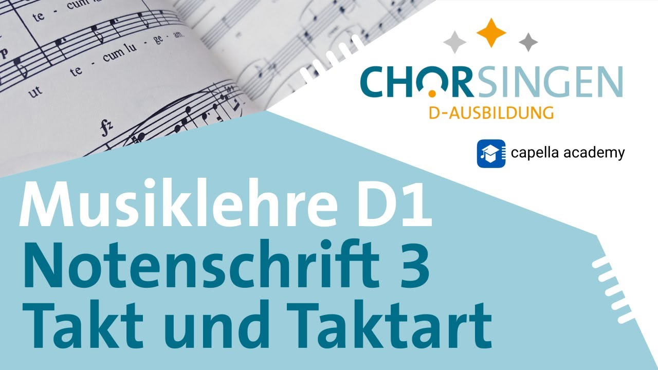 Notenschrift - Folge 3: Takte und Taktarten - YouTube