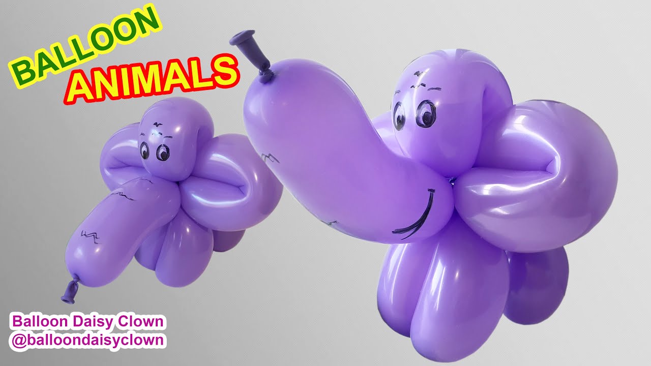 Elephant - How to Make Balloon Animals - YouTube