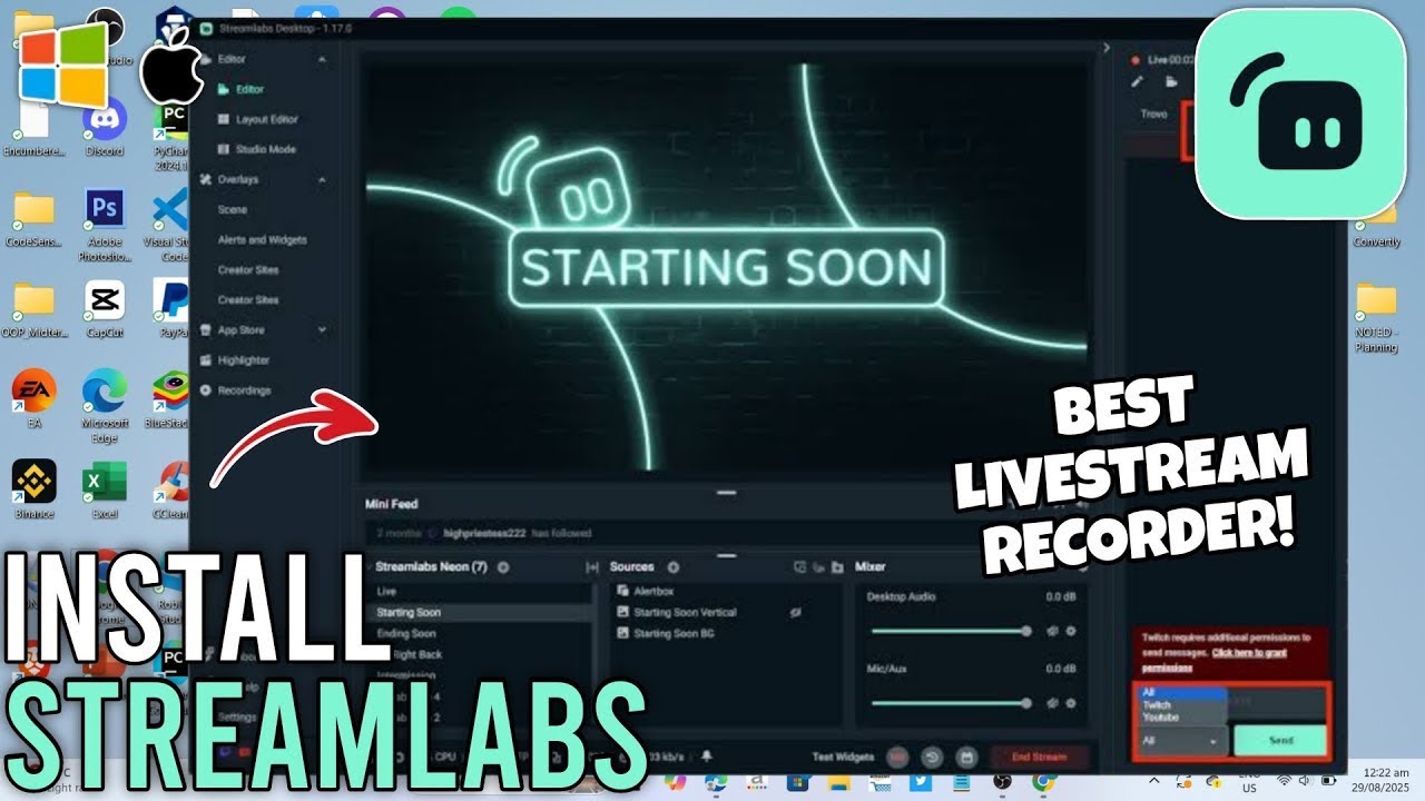 How to Install Streamlabs for Free on PC or Laptop - Full Guide (2025 ...