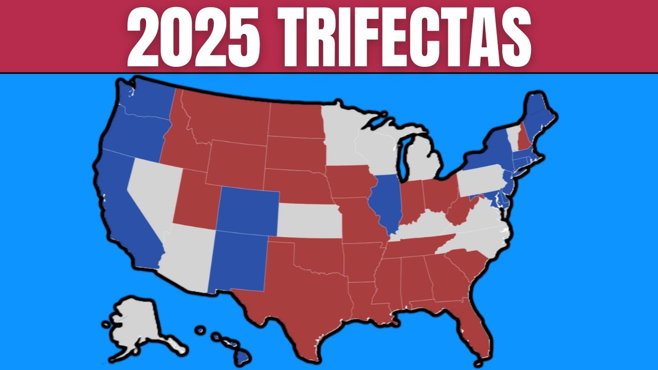 Which States Have A Trifecta For 2025? - YouTube