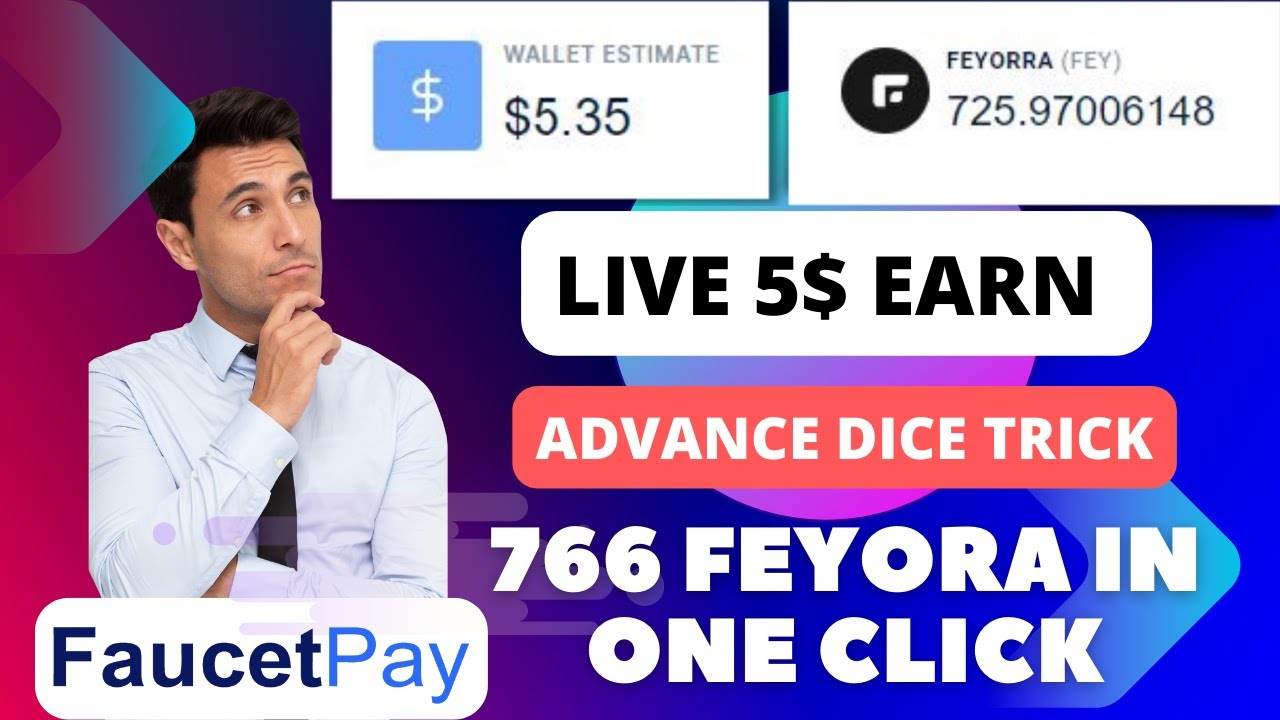 Faucetpay 766 Feyora coins one click | faucetpay dice low balance | How ...