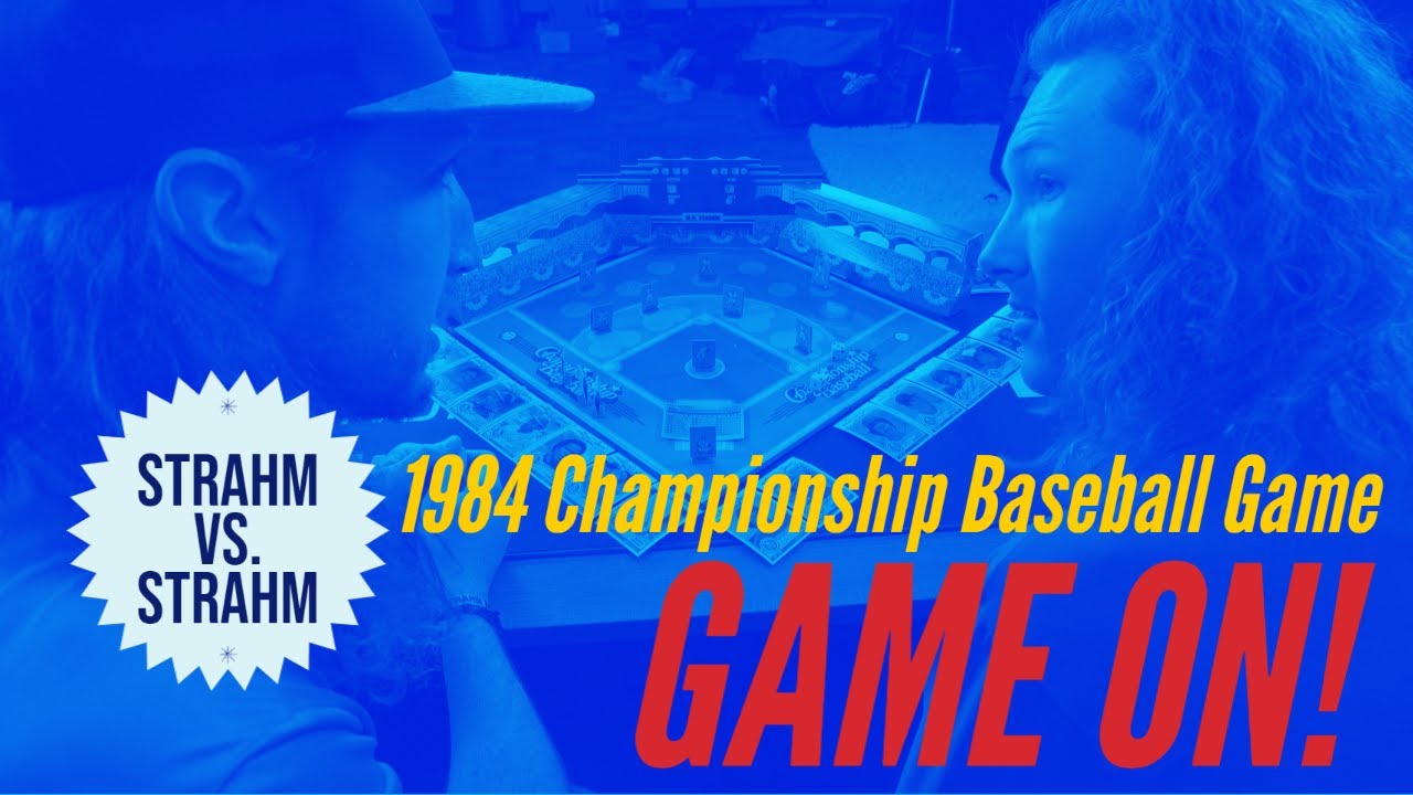 1984 Championship Baseball card game - Phillies pitcher Matt Strahm vs ...