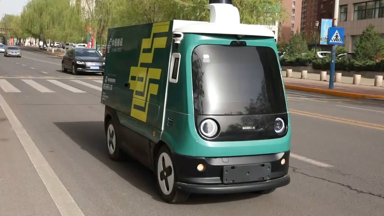 GLOBALink | Unmanned delivery vehicles hit road in N China's Yangquan ...