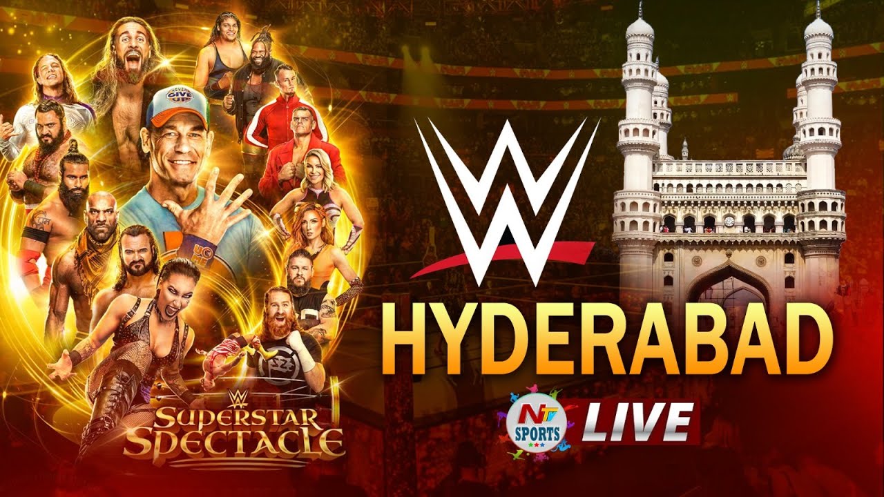 LIVE : WWE Superstar Spectacle in Hyderabad | NTV Sports - YouTube