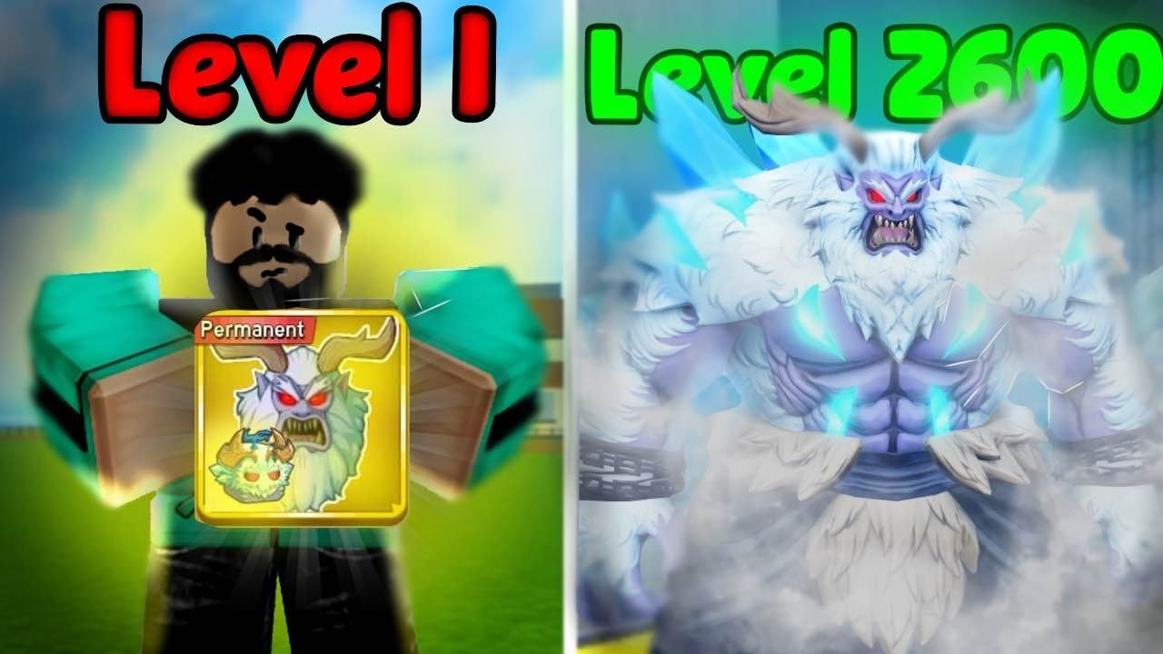 NOOB To PRO Mais Avec YETI PERMANENT Sur BLOX FRUITS - YouTube