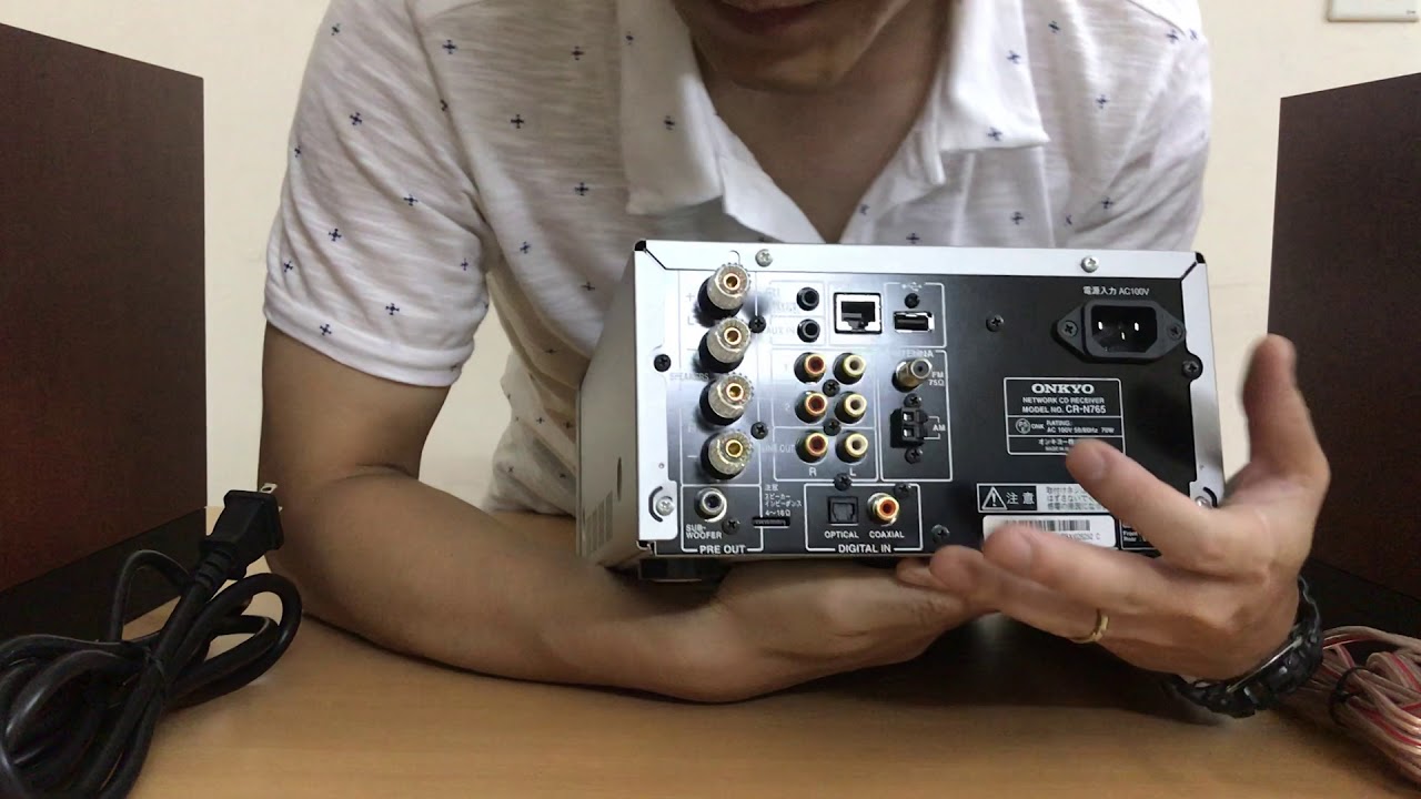 Dàn mini DSD Onkyo CRN 765 + D55EX - YouTube