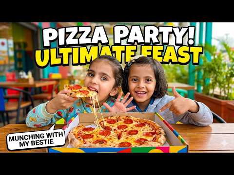 Pizza Party With Munku 🍕🥳 | Cherry and Kiwi Dubey #shorts