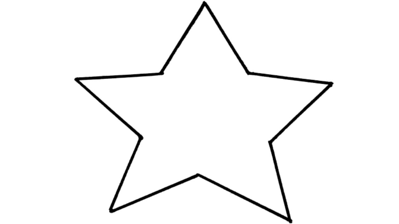 How to Draw a Star | Very Easy Step-by-Step Guide - YouTube