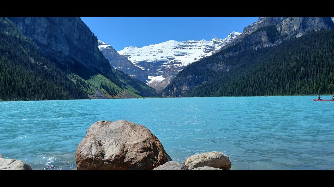 🇨🇦 Lake Louise Canoeing | Turquoise water | July 2024 | Banff, Alberta ...