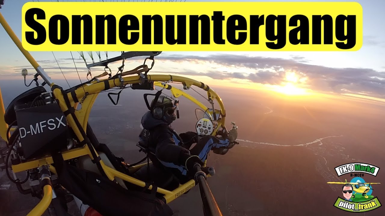 Sonnenuntergang | Xcitor | Ultraleichtflugzeug | Fresh Breeze ...