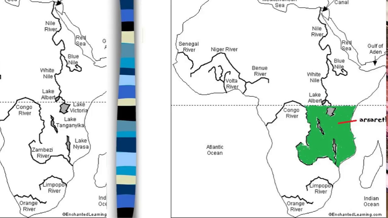 ARSARETH AMERICA OR IN AFRICA? PART 2 ANCIENT MAPS - YouTube